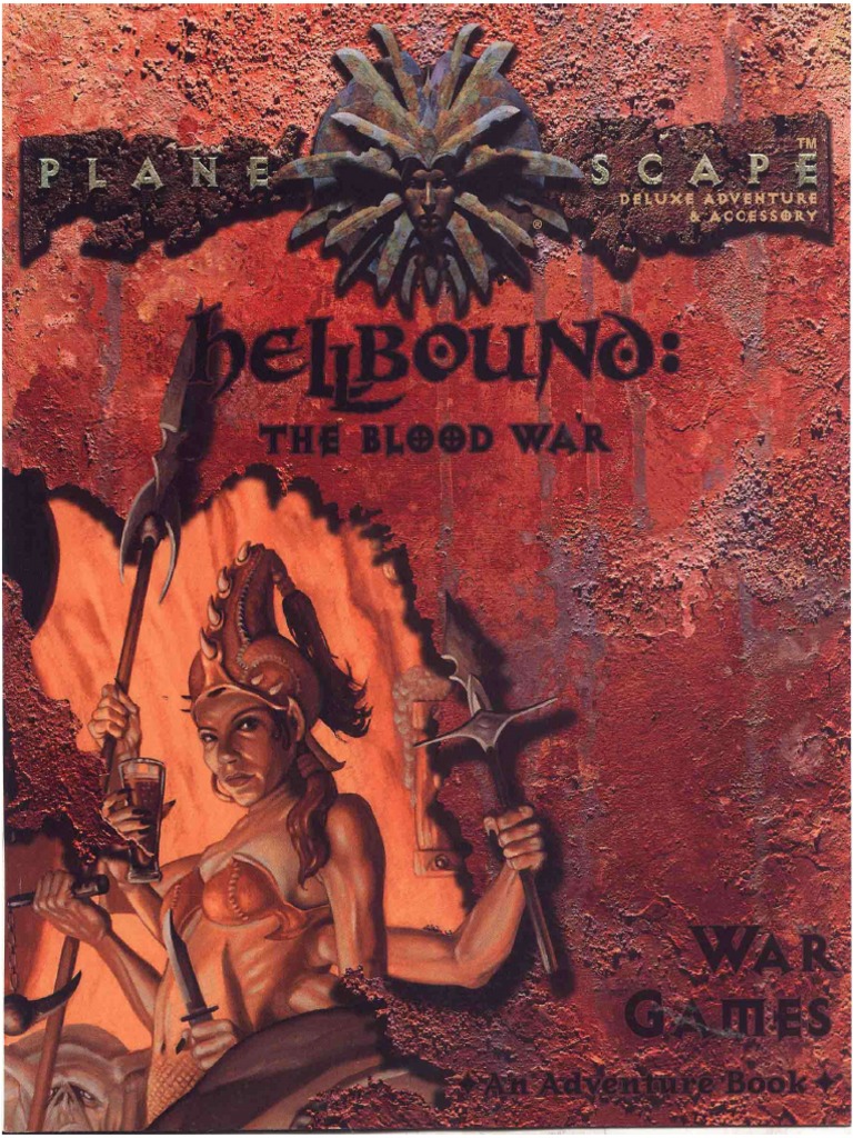 TSR 2621 - Hellbound - The Blood War Adventure Book | PDF