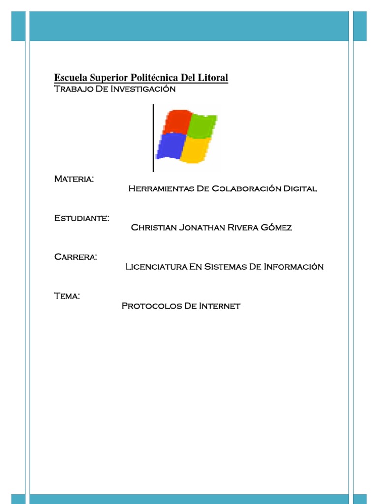 Microsoft Word - Protocolos - Internet | PDF | Protocolos de internet | Enrutador (Computación)
