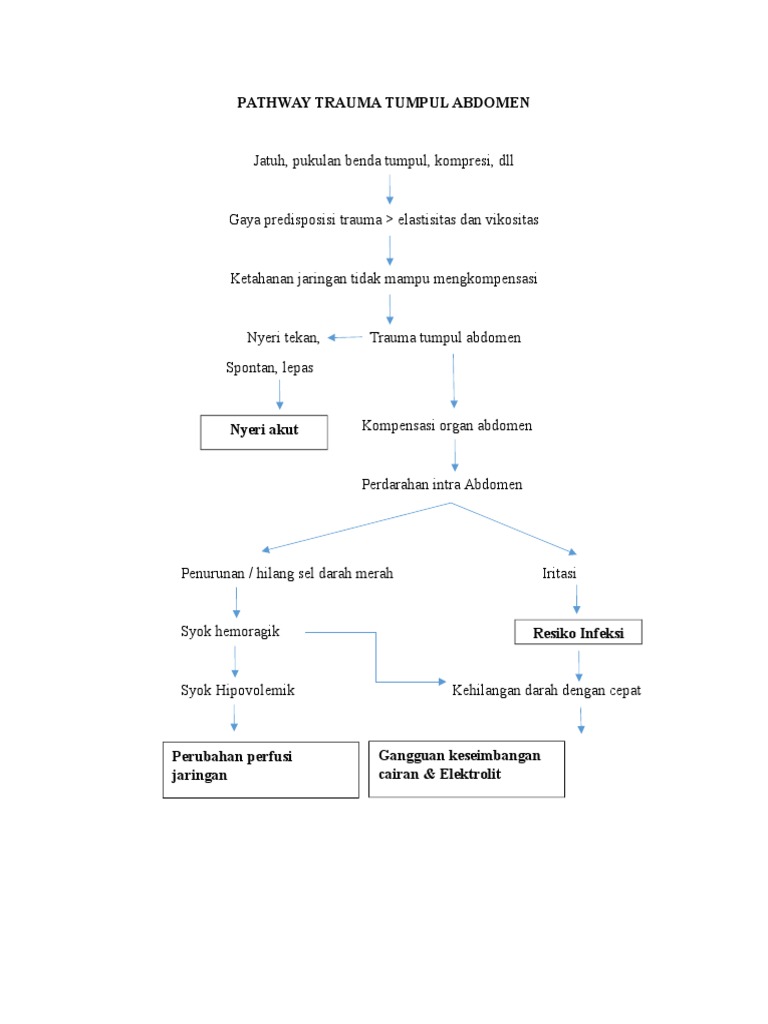 Pathway Trauma Tumpul Abdomen | PDF