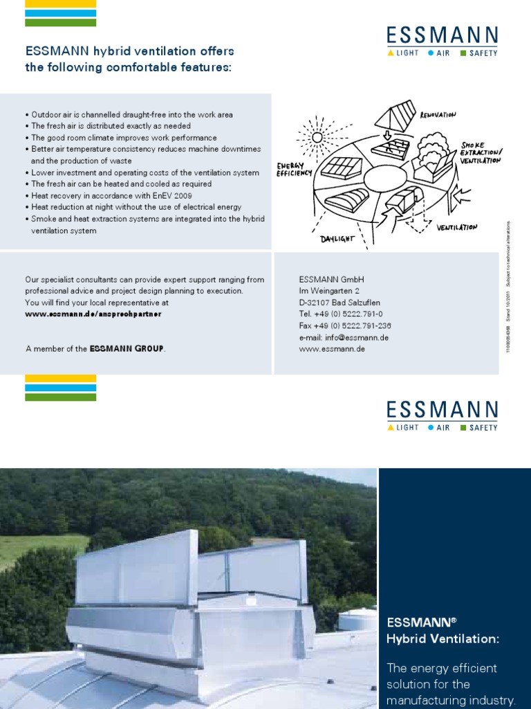 ESS Flyer Hybrid Ventlation | PDF | Ventilation (Architecture ...
