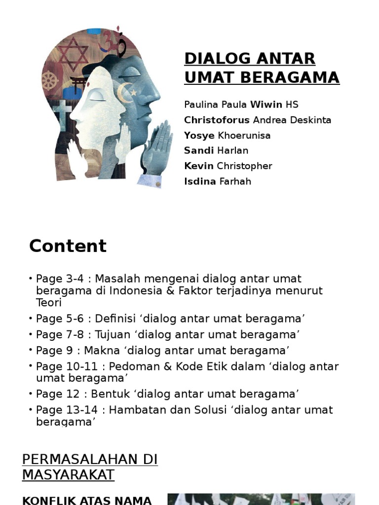 Dialog Antar Umat Beragama | PDF
