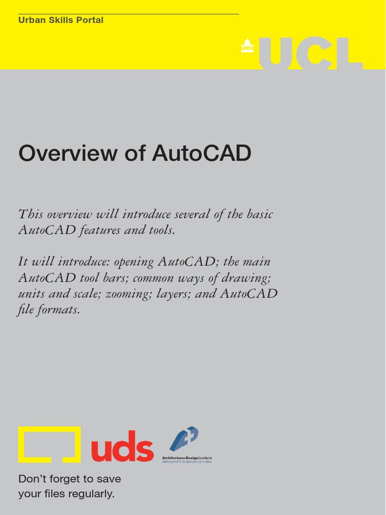 Introduction To AutoCAD | PDF | Auto Cad | Icon (Computing)