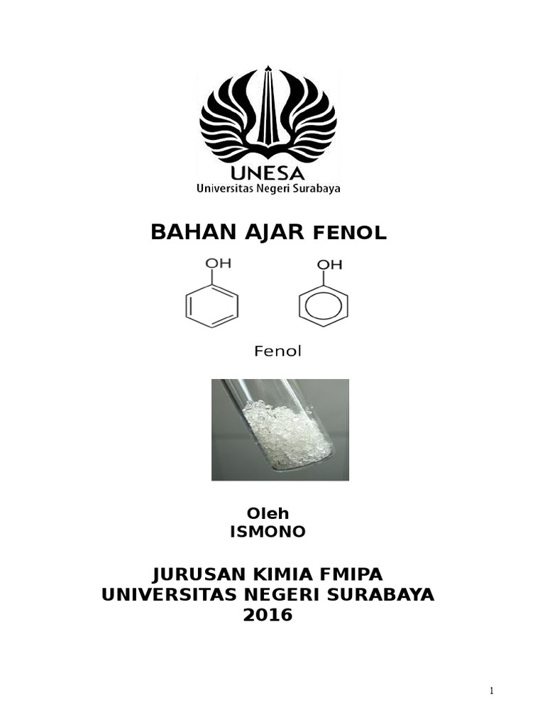 Struktur dan Sifat Fenol | PDF