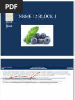 NBME 15 BLOCK 1-4 (No Answers Version) | PDF | Streptococcus | Vagus Nerve