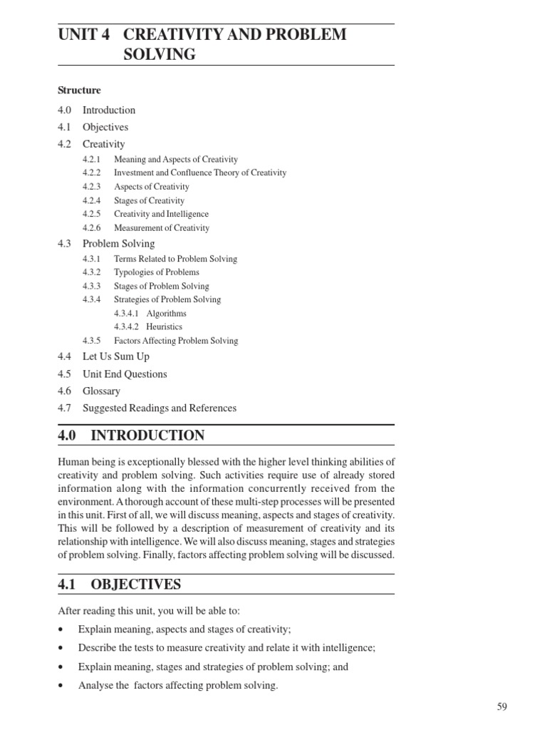 Creativity & Intelligence | PDF | Creativity | Algorithms