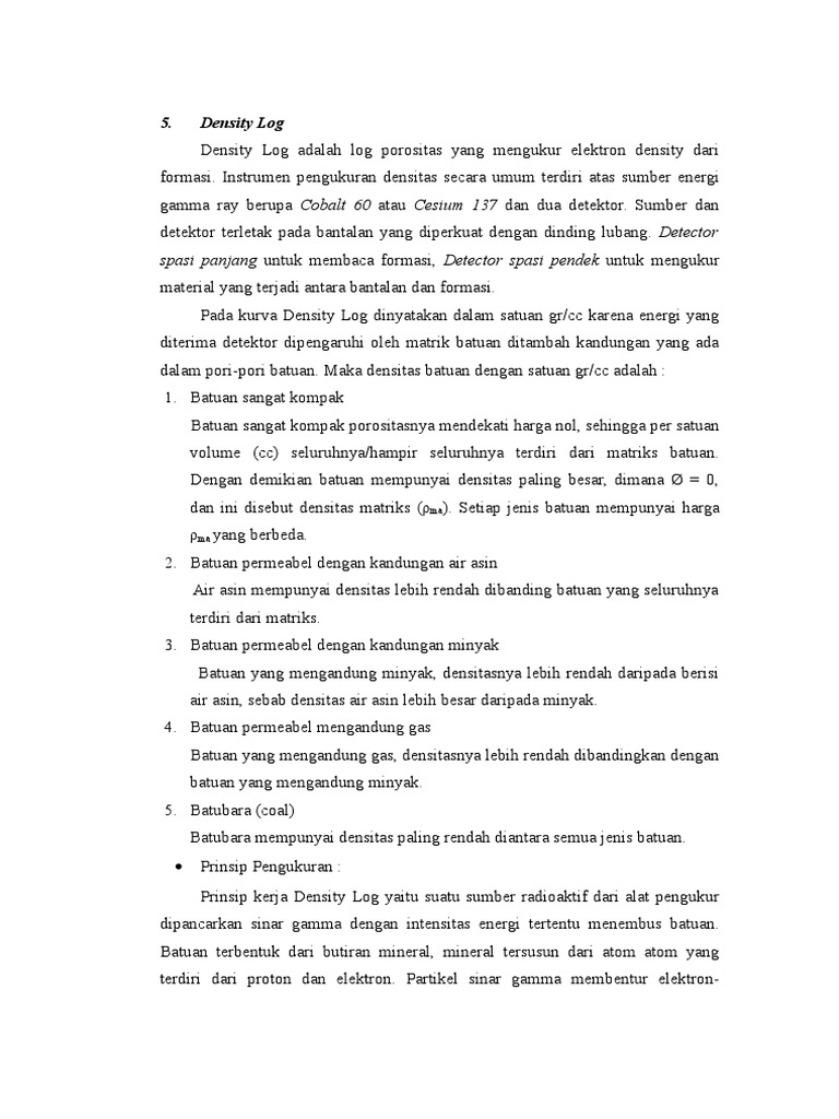 MENGUKUR POROSITAS FORMASI | PDF