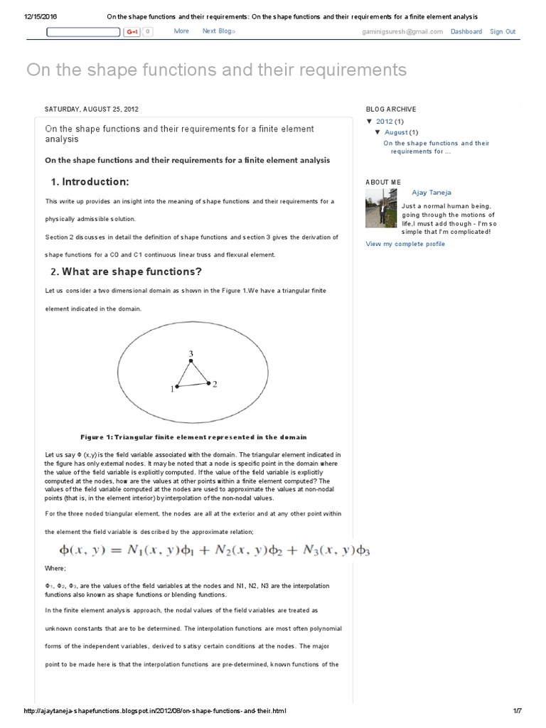 c0 and c1 Continuity | PDF | Finite Element Method | Function (Mathematics)