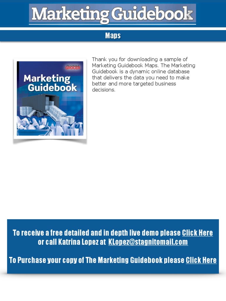 Marketing Guidebook Maps1 | PDF