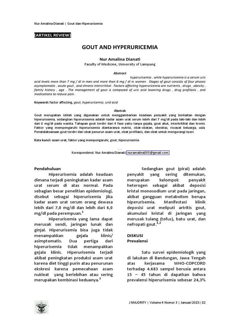 Jurnal Gout | PDF