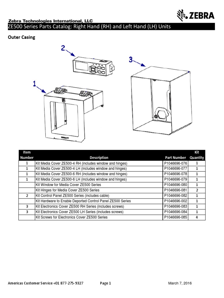 A Comprehensive Catalog of Replacement Parts for Right and Left Hand ...