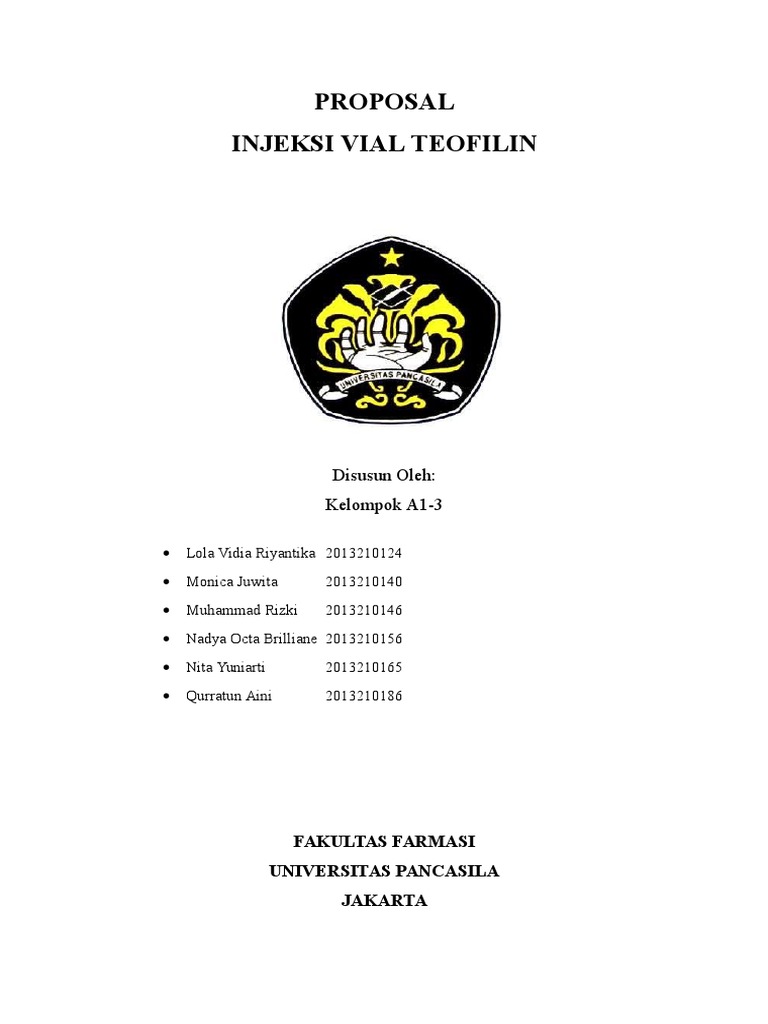 Vial Injeksi Theophylin | PDF