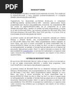 Creadores de Microsoft Word y su historia | PDF | Microsoft Word ...