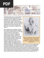 The Gullah Wars: A Fight for Freedom | PDF | Slavery | Seminole