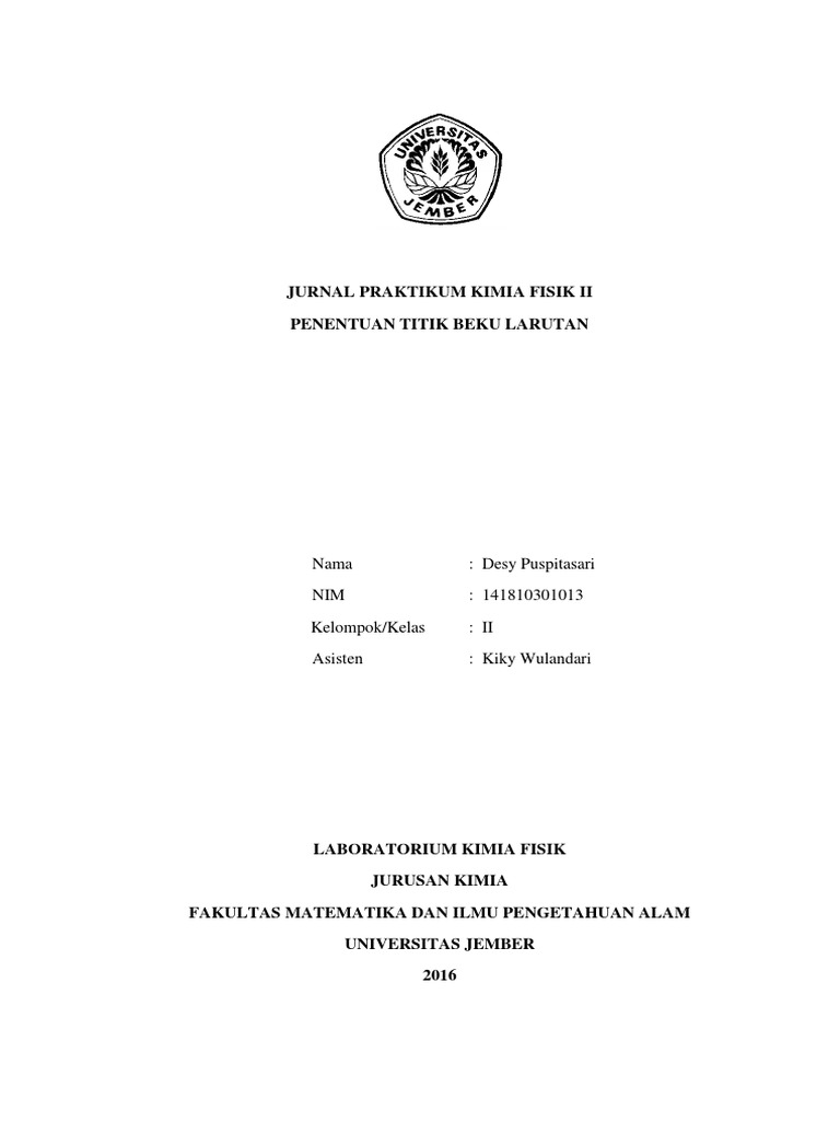 Jurnal Kimfis | PDF