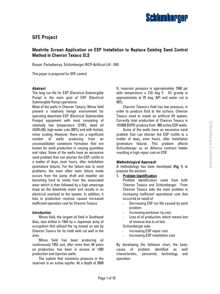 Esp Minas Indonesia Sumatra SLB | PDF | Civil Engineering | Energy And ...