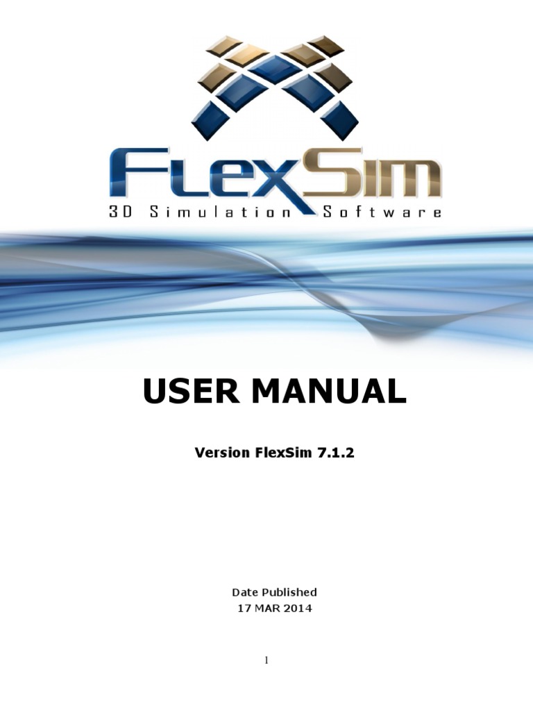 FlexSim 7.1.2 Manual PDF | PDF | Graphical User Interfaces | Microsoft Excel