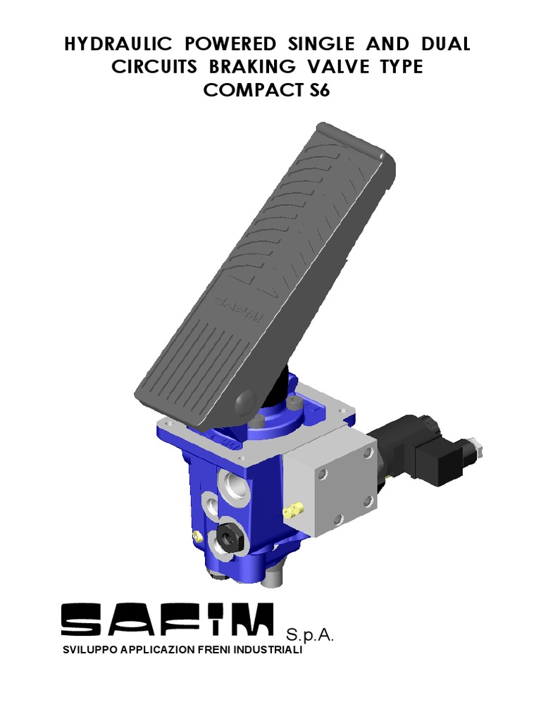 s6 Compact Power Brake Valves | Download Free PDF | Brake | Valve