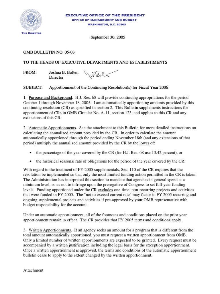 Executive Office of The President Executive Office of The President ...