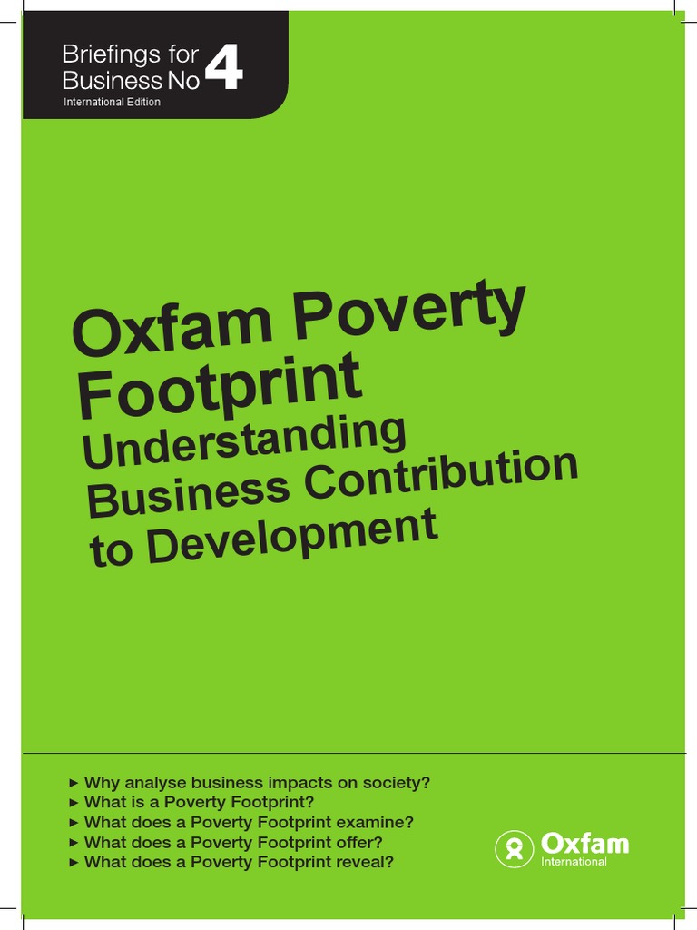 Understanding Poverty Footprint Impact | PDF | Sustainability | Poverty
