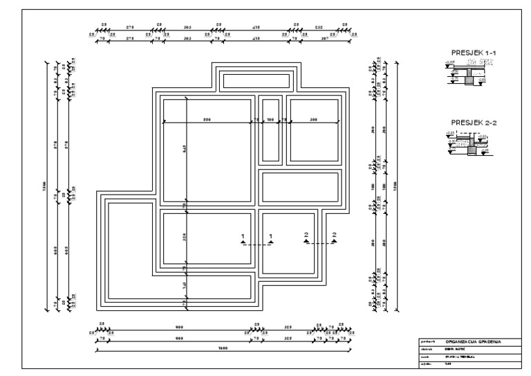 Organizacija Gradjenja, Osnova Temelja | PDF