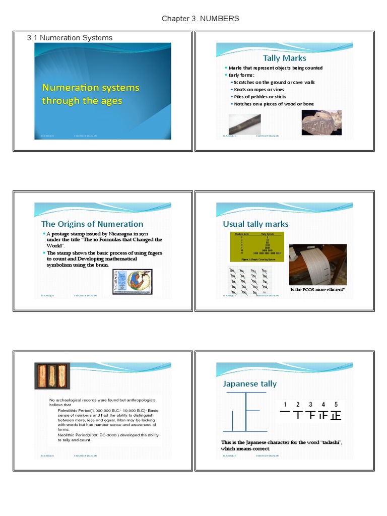 Evolution of Numeration Systems | PDF | Multiplication | Teaching ...