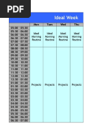 2-Hour Turning Schedule Chart | PDF