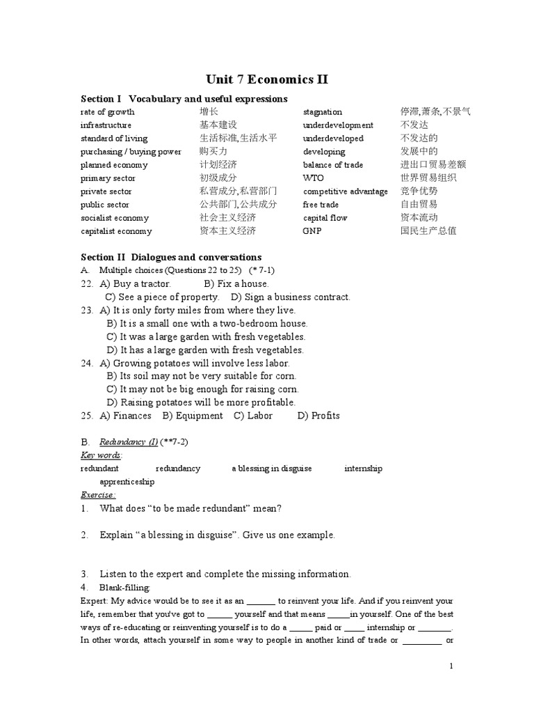Unit 6 Economics II | PDF | Finance & Money Management | Social Science