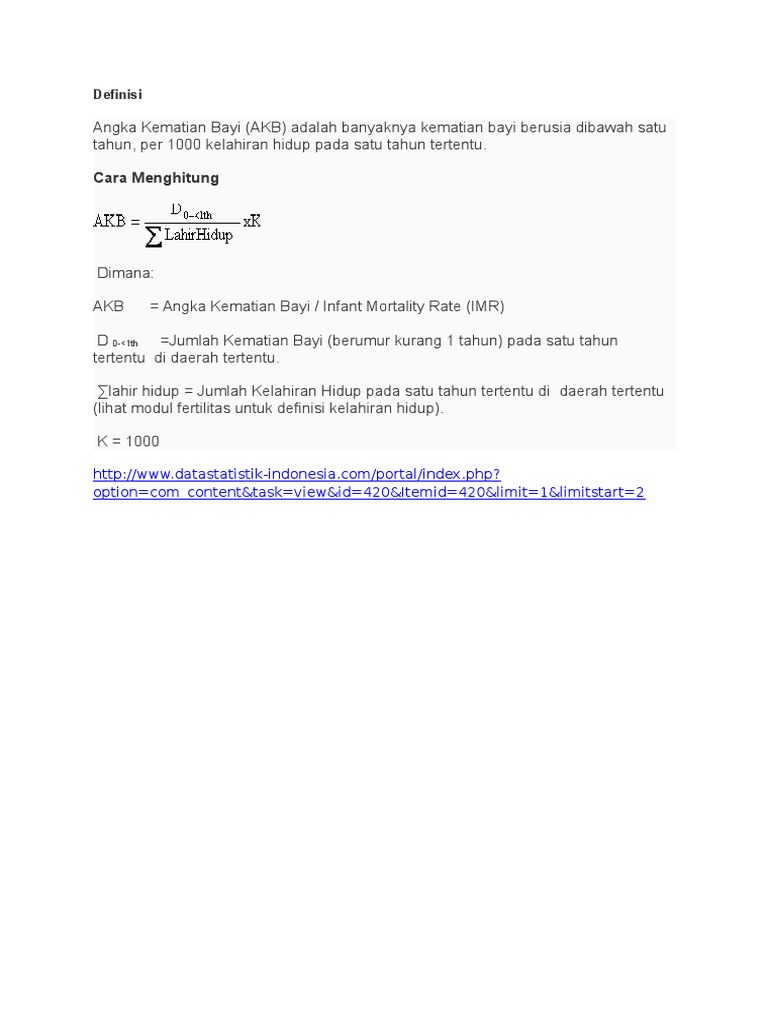 Rumus Akb | PDF
