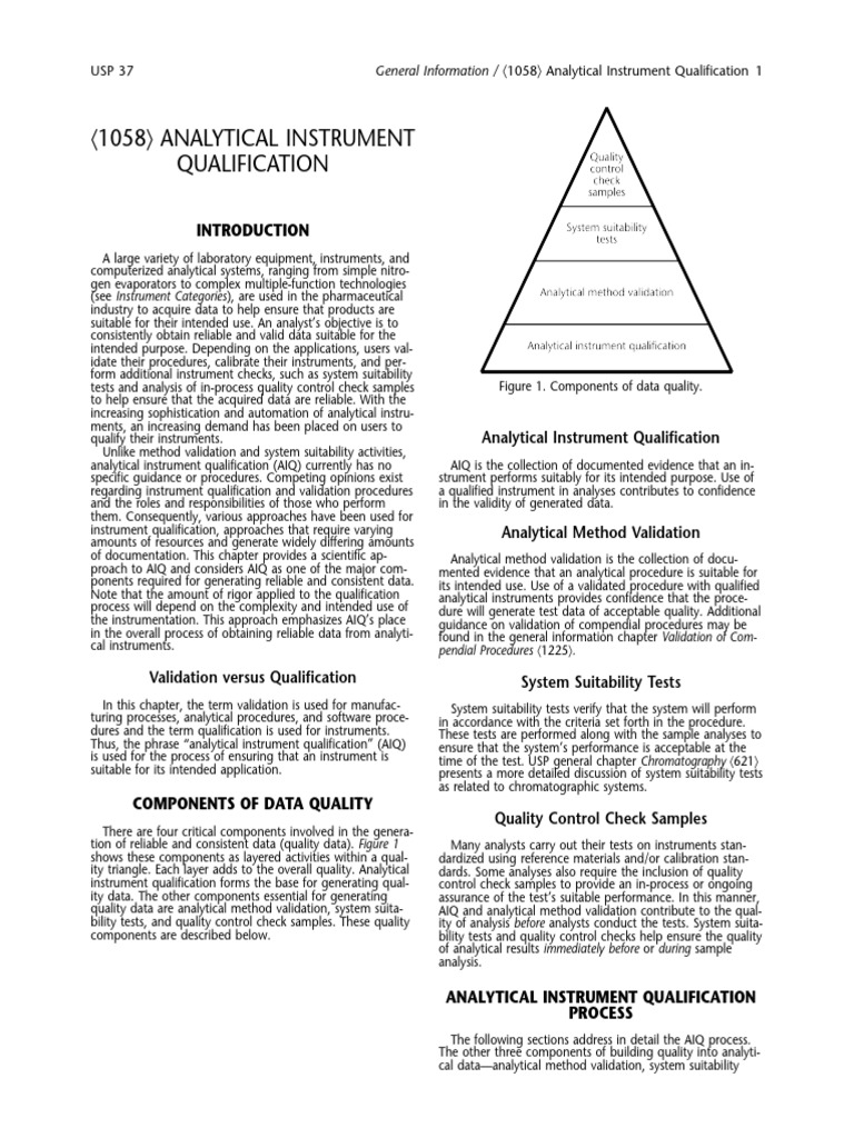 Analytical Instrument Qualification Guide | PDF