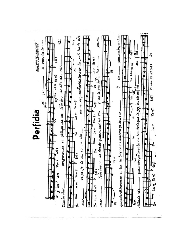 Perfidia | PDF