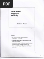 Chapter 1 - Water Supply System For Buildings | PDF | Plumbing | Water