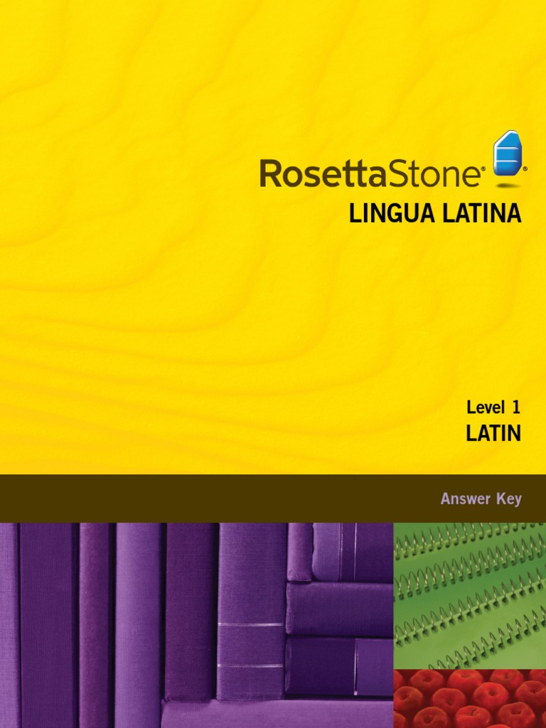 Latin Level 1 - Answer Key5 | PDF