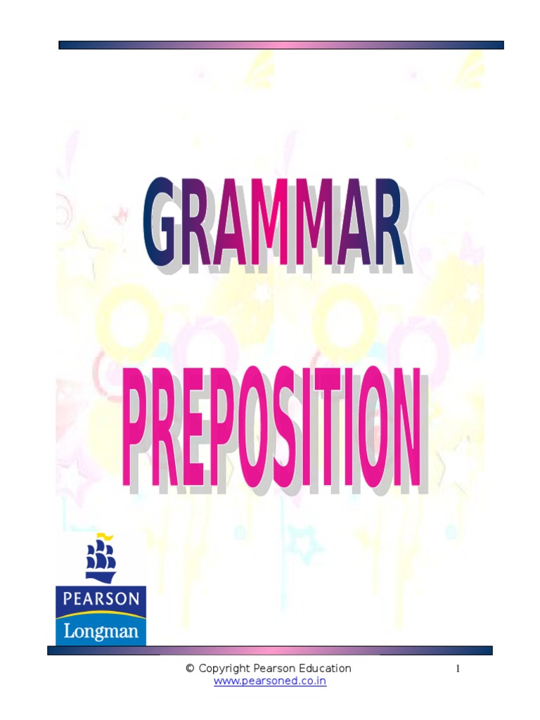 Preposition | PDF | Preposition And Postposition | Phrase