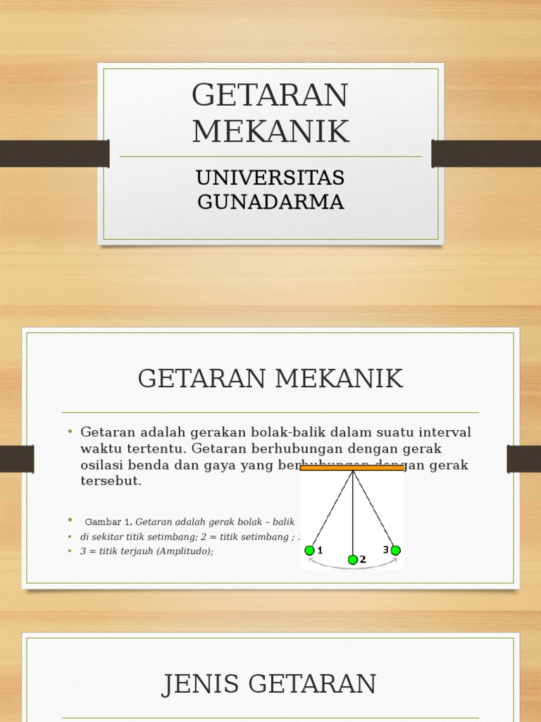 Contoh Getaran Mekanik | PDF