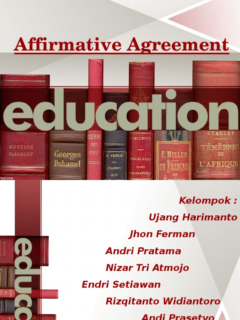 Understanding Affirmative Agreement | PDF | Verb | Linguistic Typology