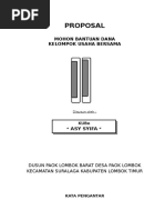 Contoh Proposal Kelompok Umkm | PDF