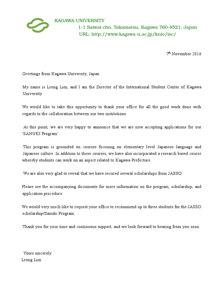 Kagawa University Announces New 'SANUKI Program' Focusing on Japanese ...