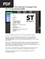 Structured Text Tutorial Siemens | PDF