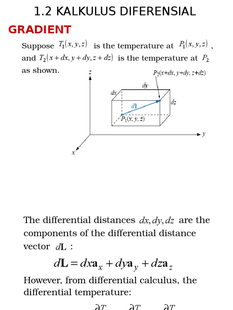 Gradient, Divergence and Curl in Vector Calculus | PDF | Divergence | Gradient