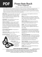 Sunset State Beach Campground Map | PDF | Campsite | Adventure Travel