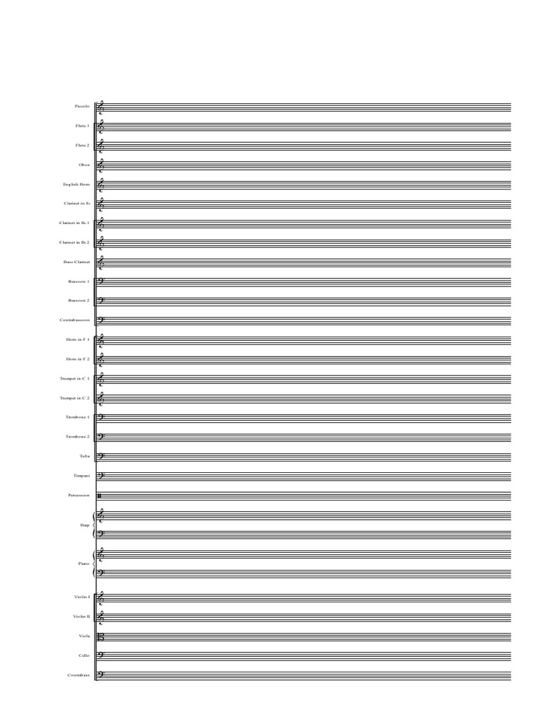 Full Orchestra Partitura | PDF | Symphony Orchestras | Classical ...