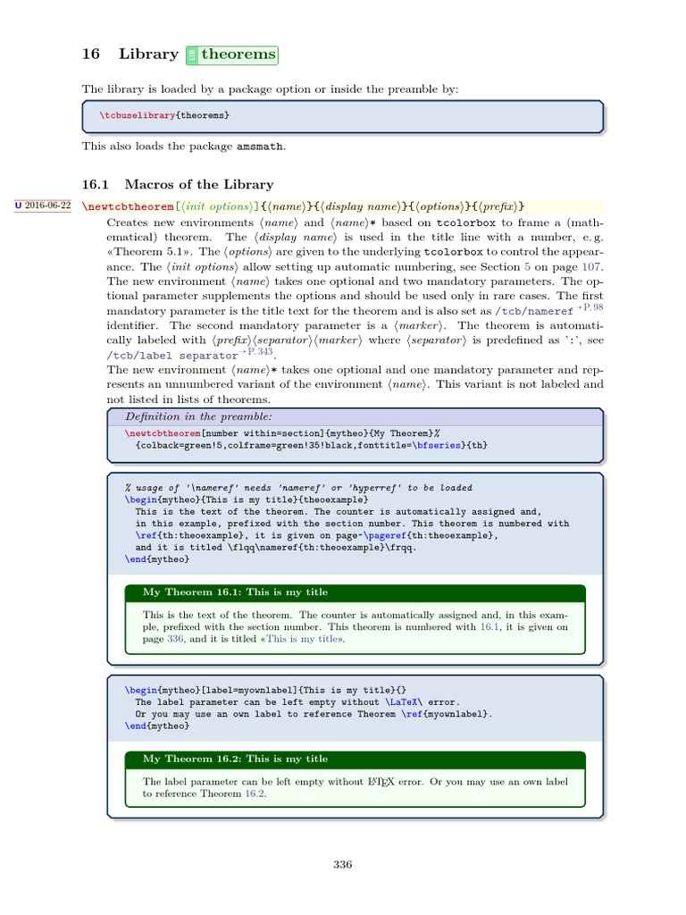 Tcolorbox Theorem | PDF | Computer Programming | Software Engineering