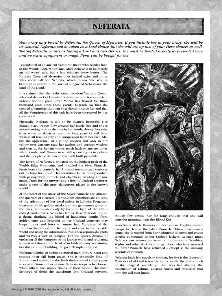 Neferata | PDF | Vampires