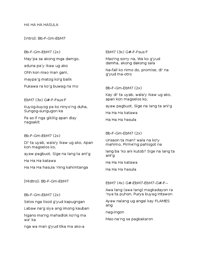 Ha Ha Ha Hasula | PDF