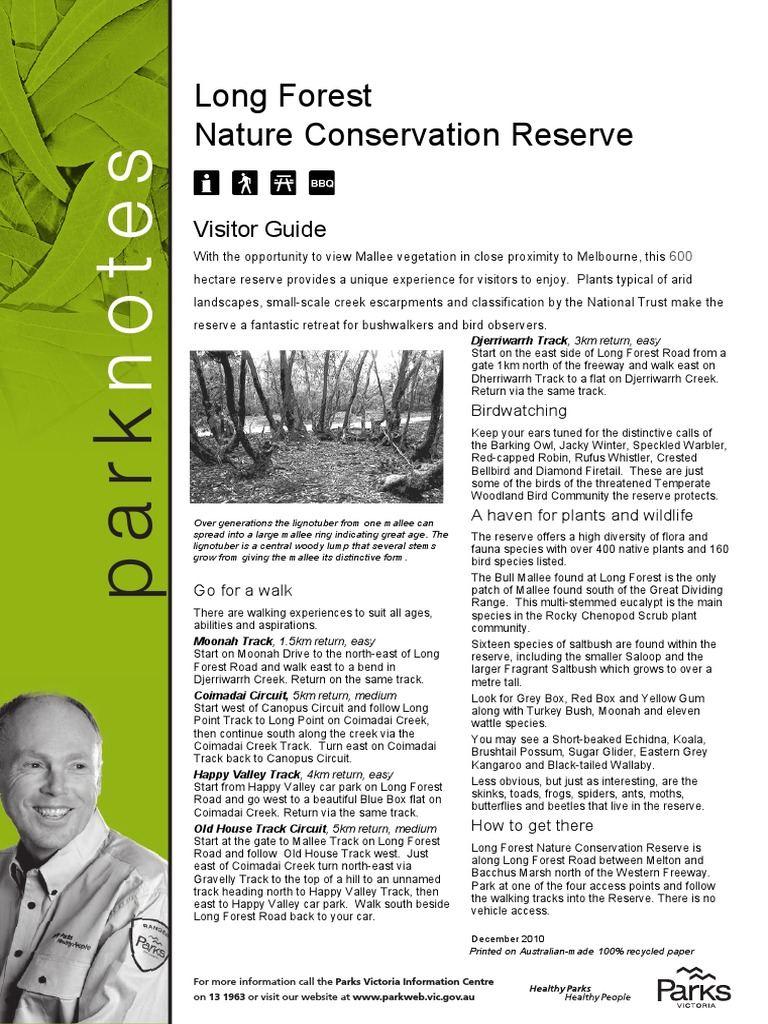 Park Note Long Forest NCR | PDF | Conservation | Nature