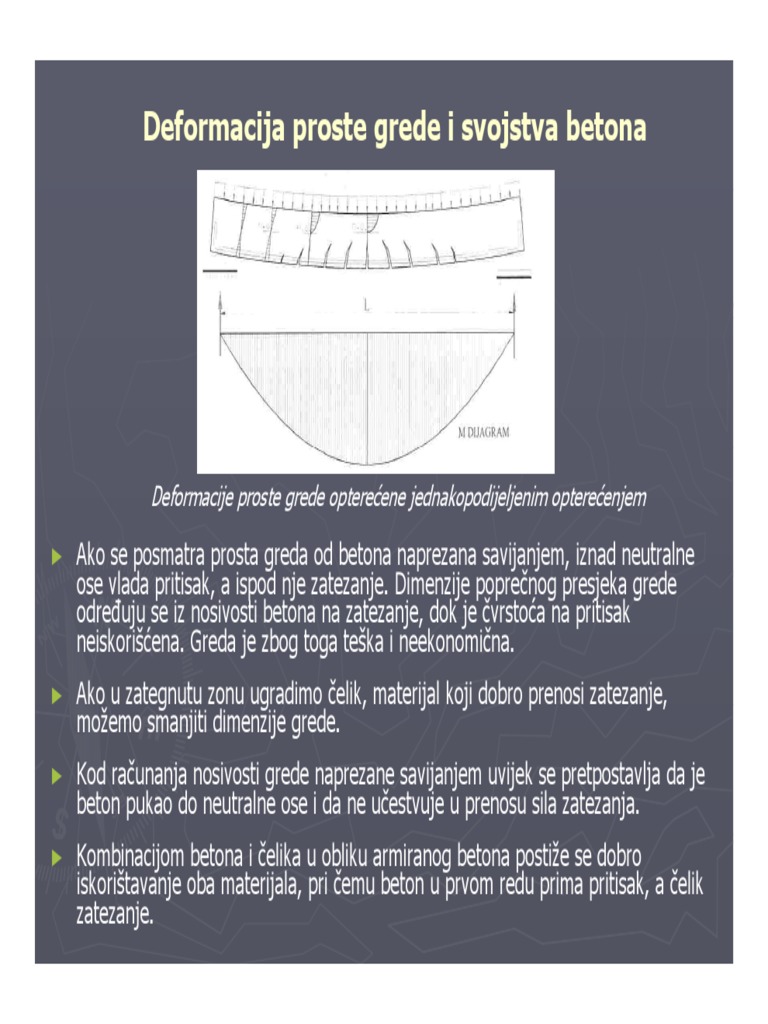 Betonske Konstrukcije 3. Predavanje | PDF