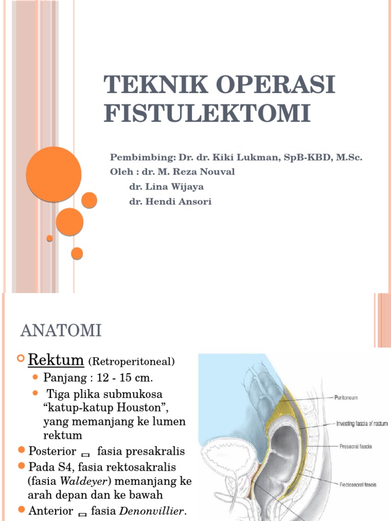 Fistulektomi LNA | PDF