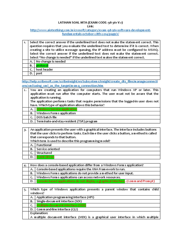 Latihan Soal Revisi 1 Pdf Class Computer Programming Inheritance Object Oriented