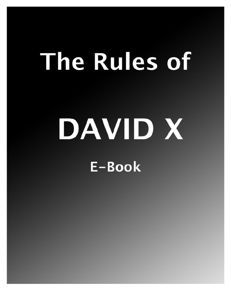 DX Rules | PDF | Masturbation | Shyness