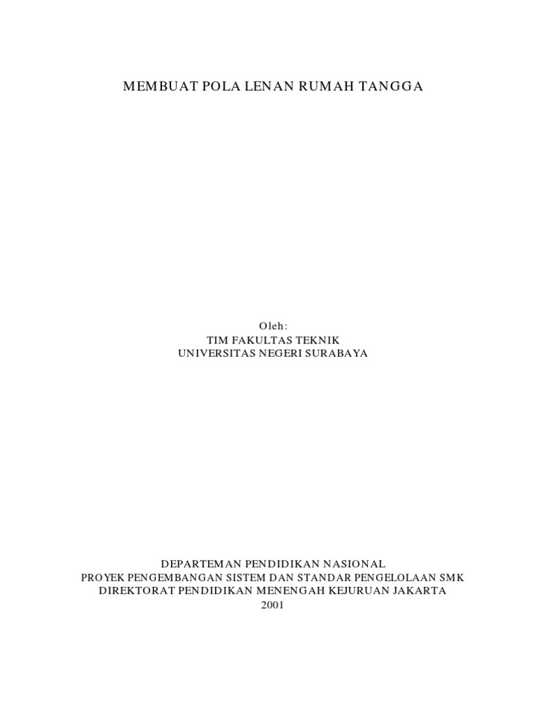 Membuat Lenan Rumah Tangga | PDF